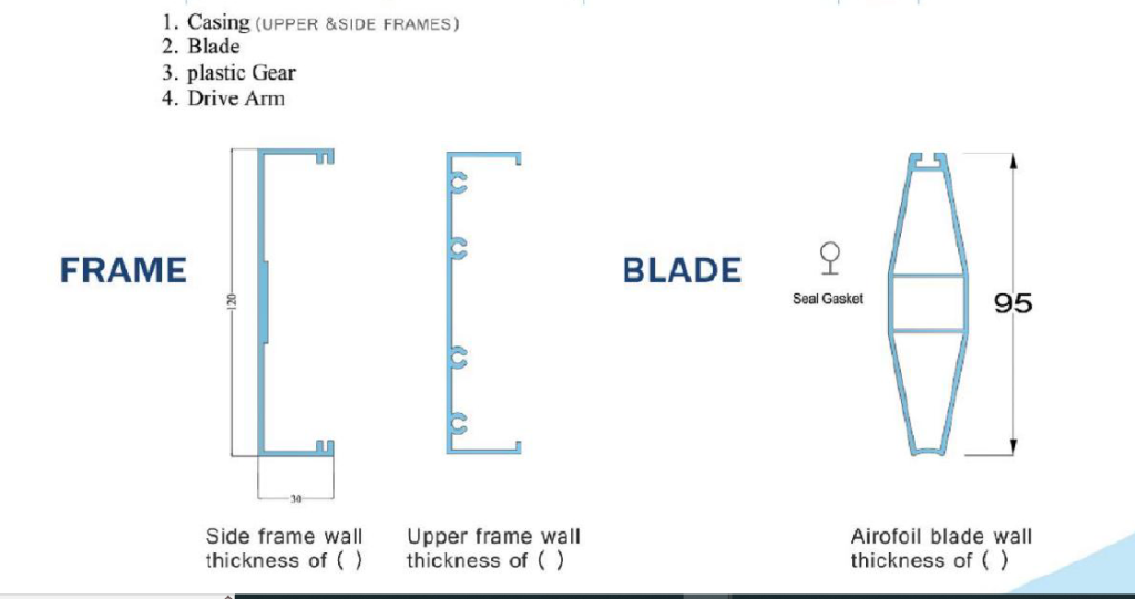 volume damper 300mm×304mm – Arabiaex